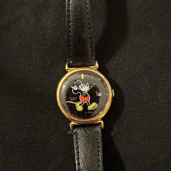Disney | Wearables | Vintage Pulsar Mickey Mouse Watch | Poshmark